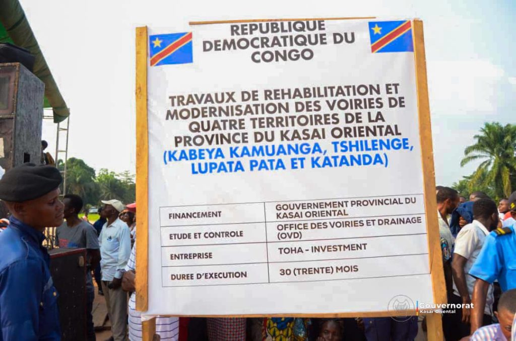 Kasaï-Oriental : lancement des travaux d'asphaltage des routes à ...