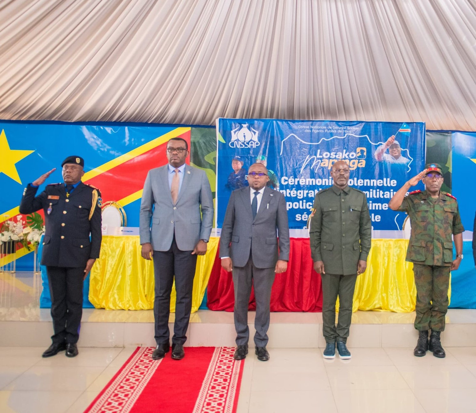Les Fardc et la PNC officiellement intégrées au régime de sécurité ...