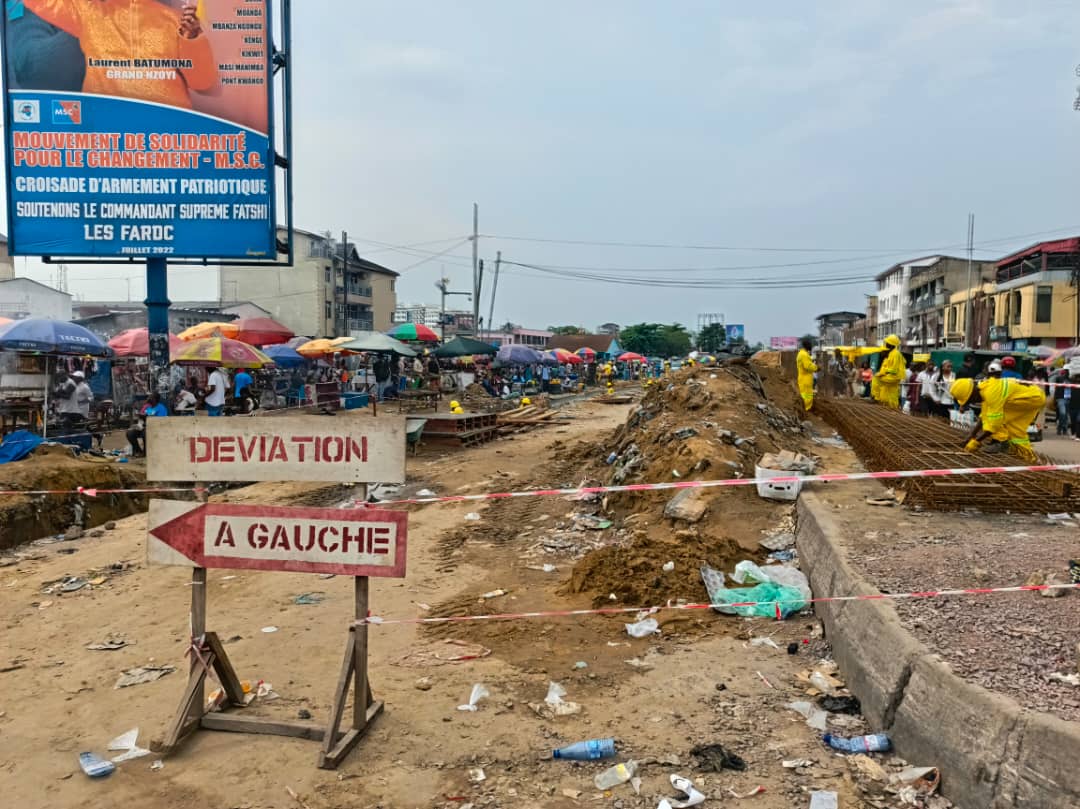 Kinshasa : l'avenue Kasa-Vubu fermée à hauteur du pont Cabu dès ce ...