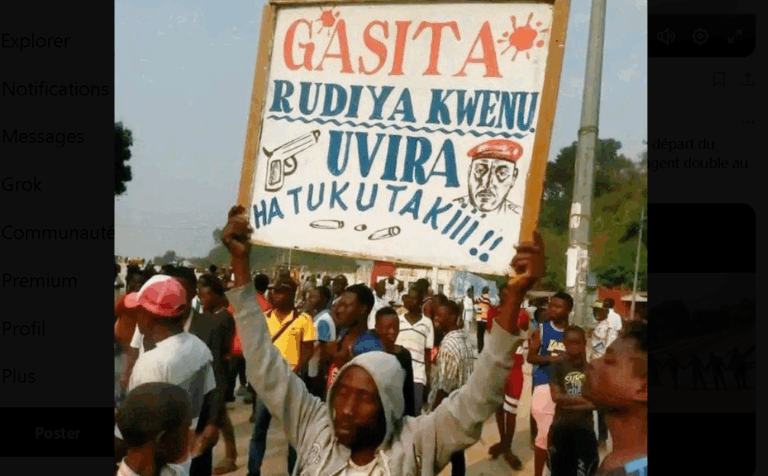 Manifestations anti-Gasita : une mission gouvernementale attendue à ...