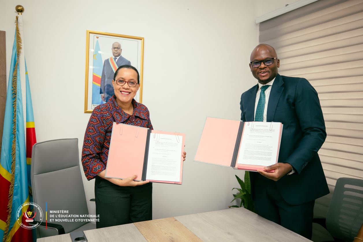 Éducation : un accord signé entre la RDC et le FDSU pour connecter ...